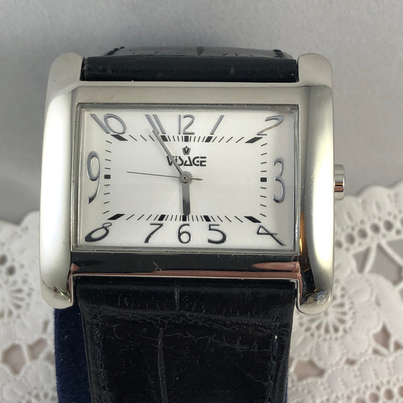 Visage | Accessories | Vintage Visage Silver Tone Stainless Steel Watch ...